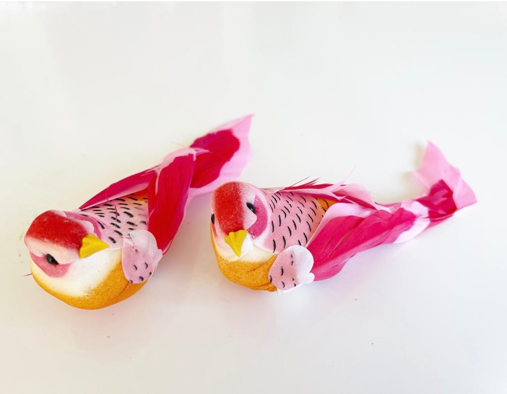 Luxury feather clip on bird - single – Colour Pop at Home